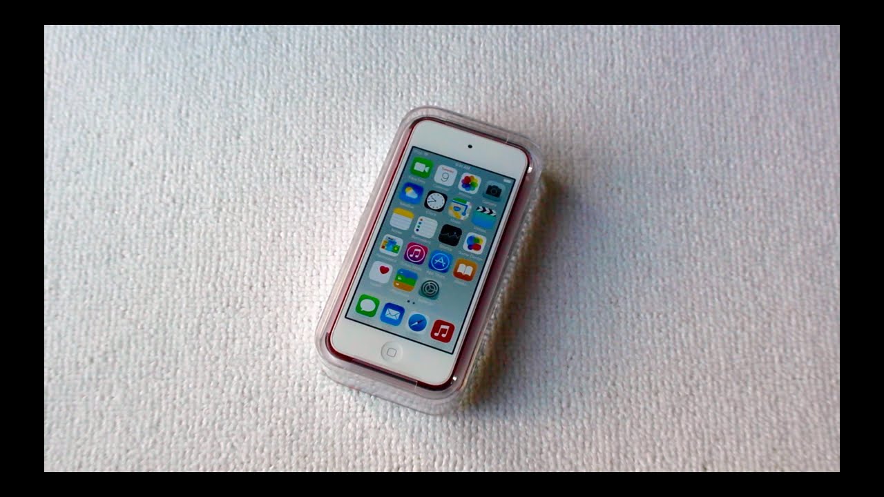Product (RED) iPod Touch 6th Generation Unboxing - YouTube
