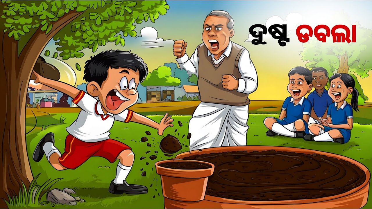 Odia Cartoon : ଦୁଷ୍ଟ ଡବଲା । chagala Dabla । Odia Cartoon Video । Odia ...