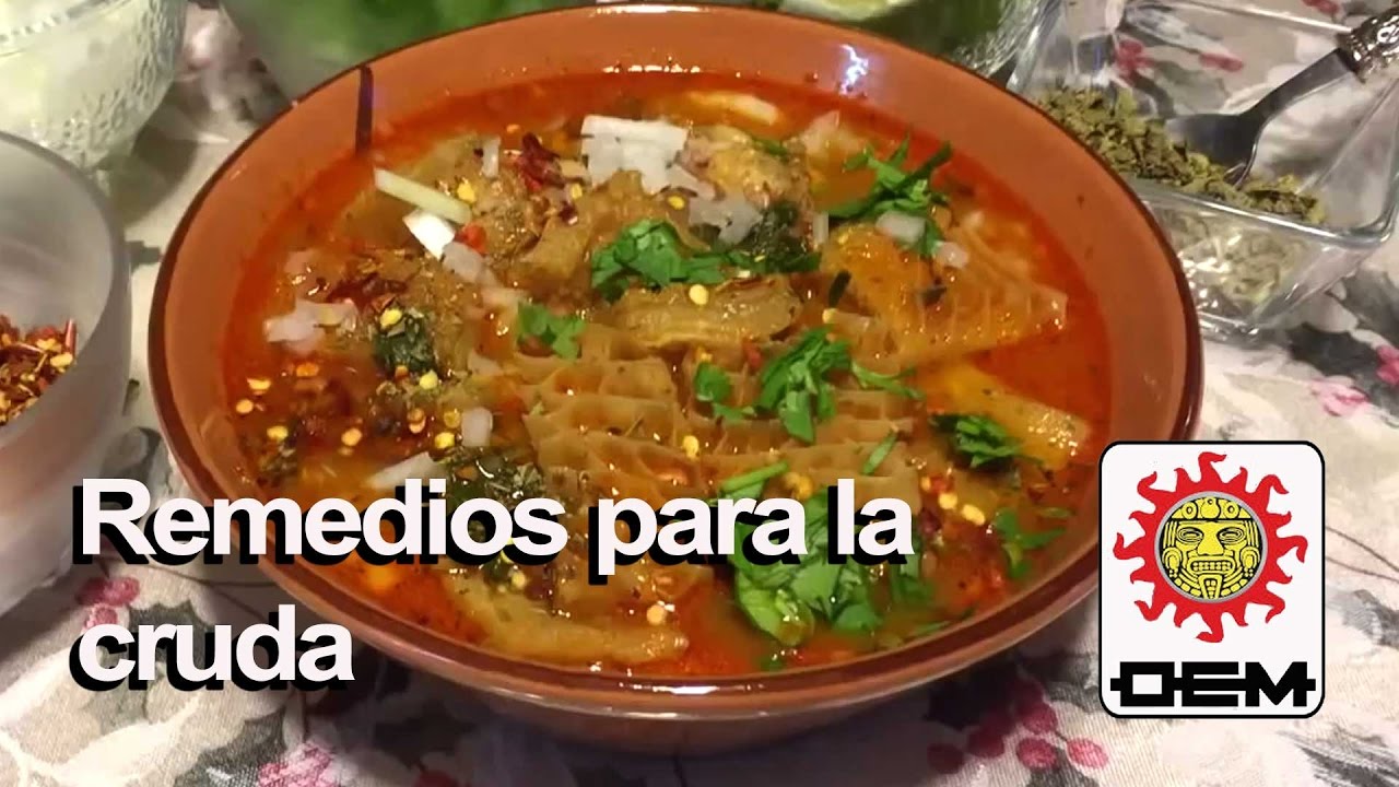 Remedios para la cruda - YouTube