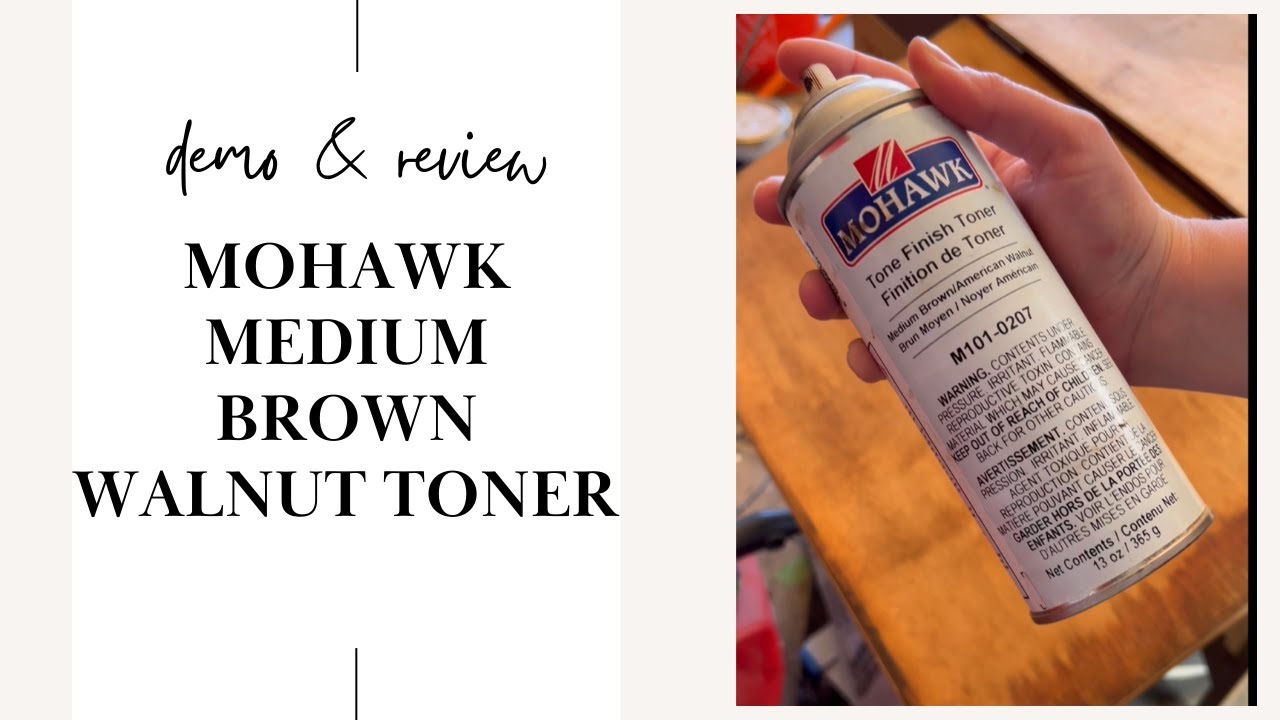 Mohawk Toner in Medium Brown American Walnut - Toning Pine to Match ...