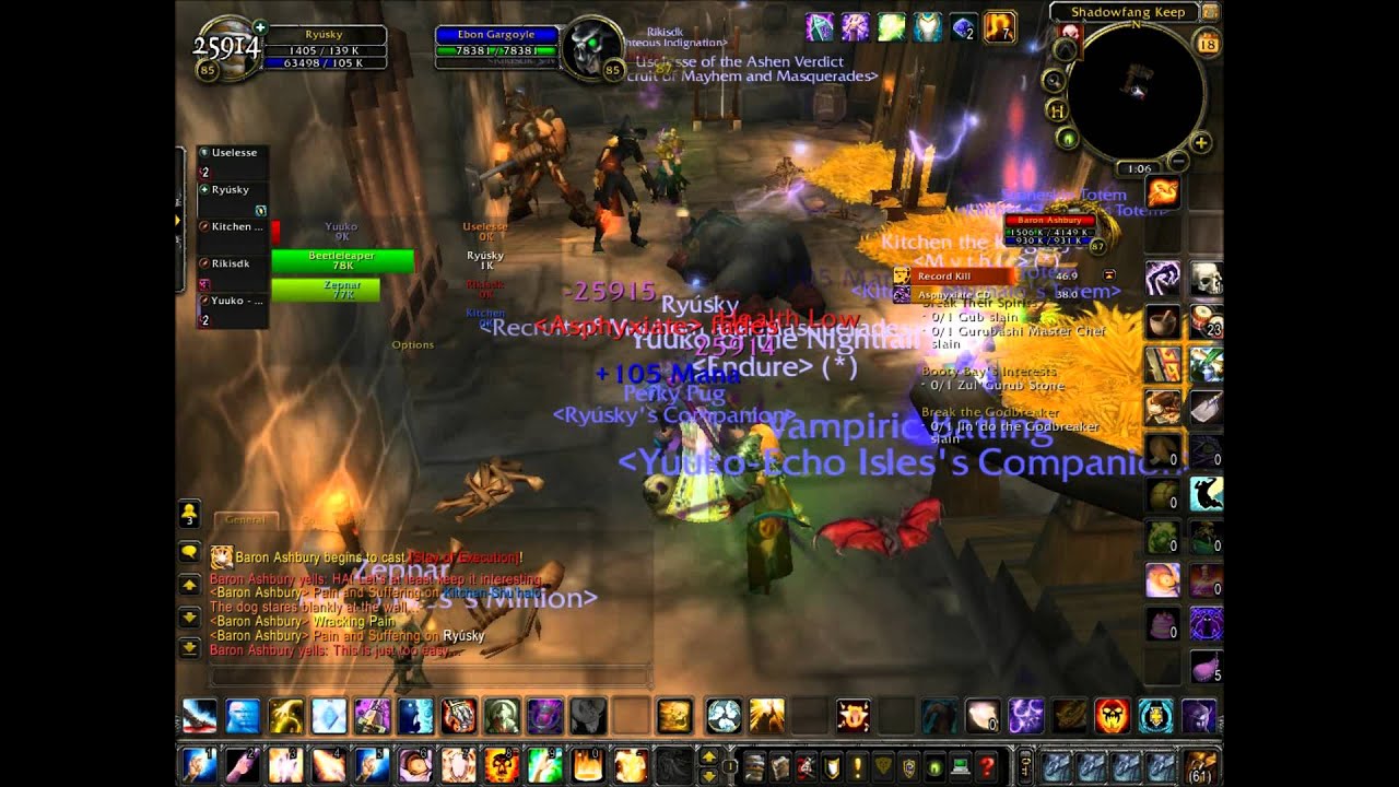 Shadowfang Keep - Baron Ashbury - Korialstraz - YouTube