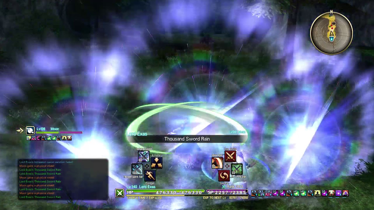SAO: HR skill Thousand Rain Sword showcase - YouTube