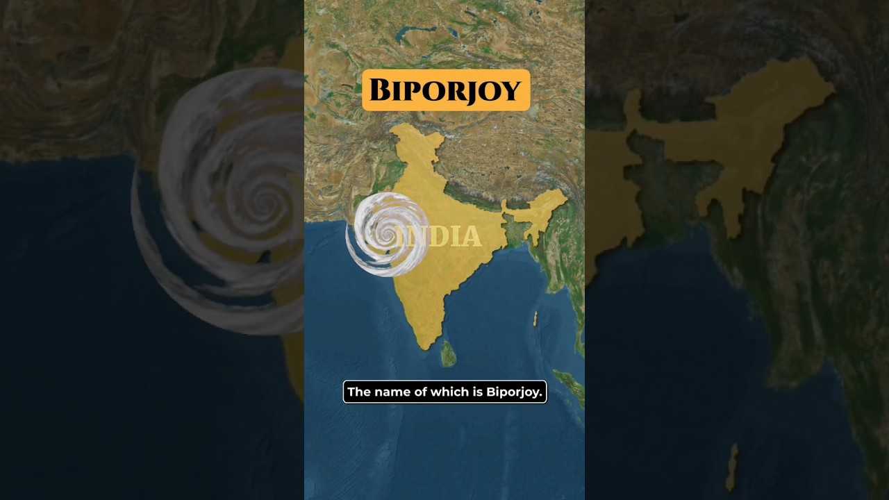biporjoy cyclone?? #cyclone #biparjoycyclone #geography #cyclonenews # ...