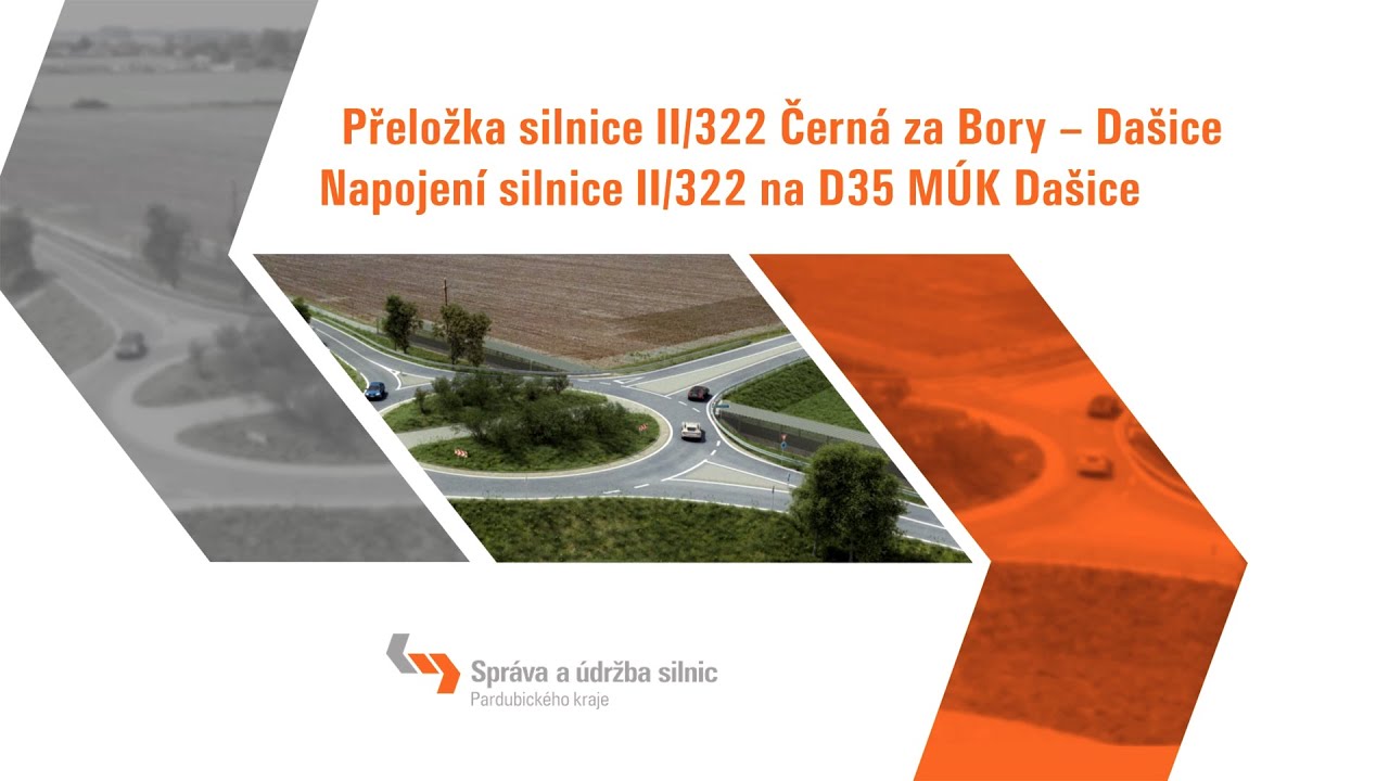 Přeložka silnice II/322 Černá za Bory - Dašice, napojení silnice II/322 ...
