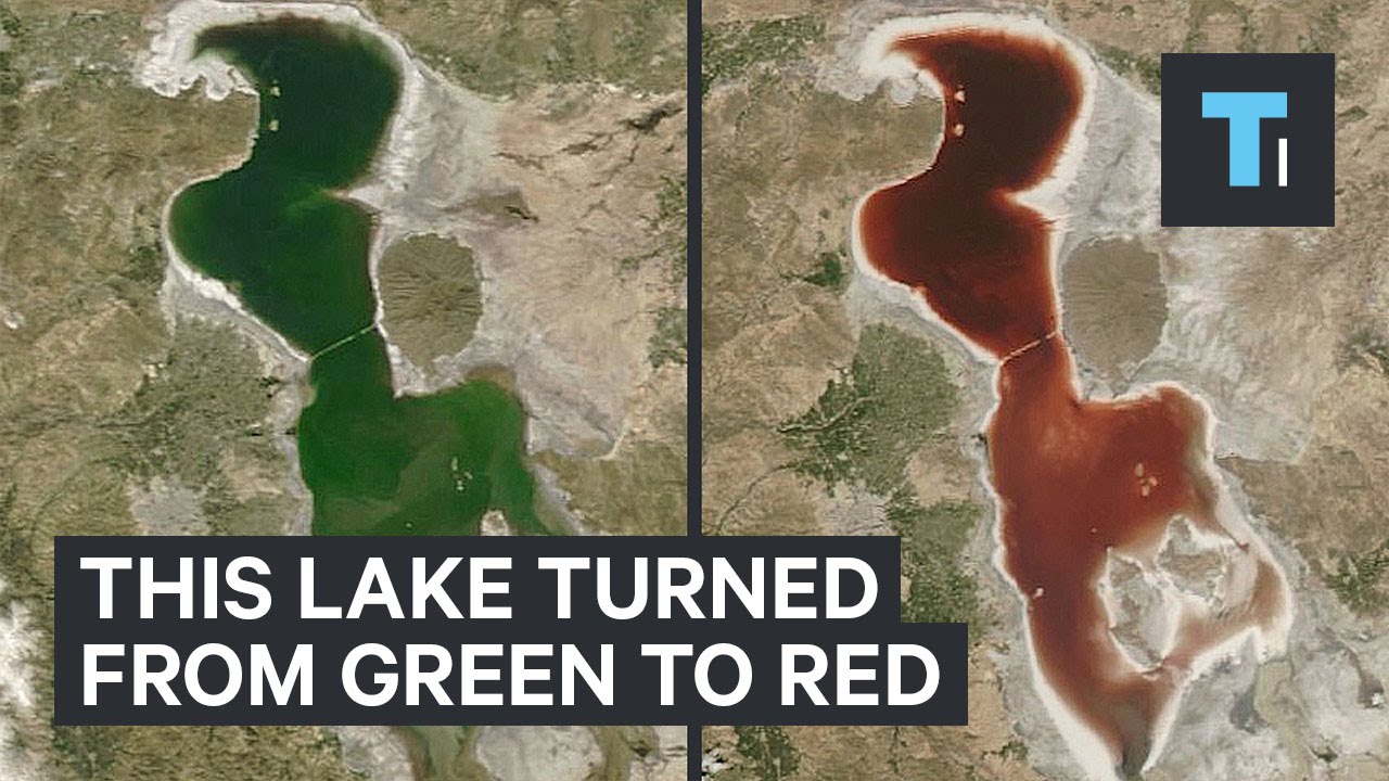 Lake Turns Red