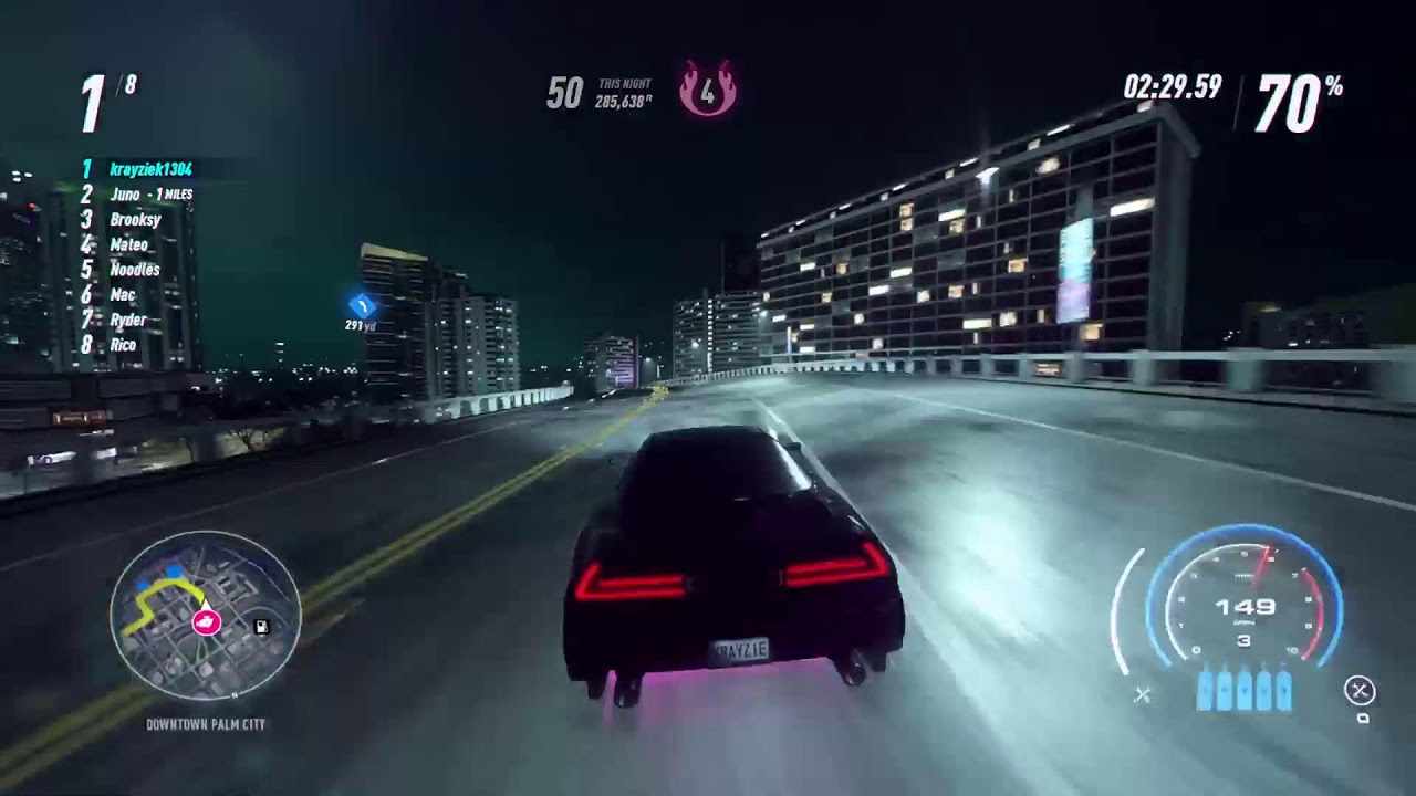 NFS Heat Night run - YouTube