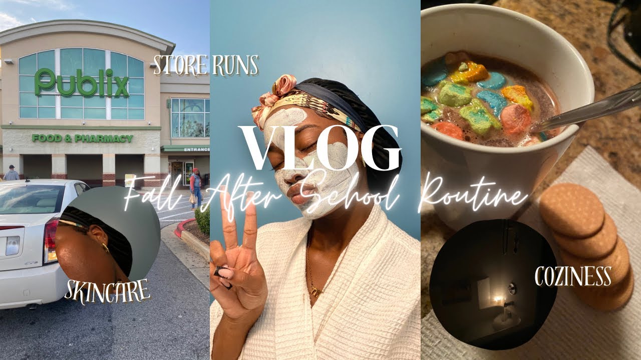 Fall After School Night Routine | chill & cozy vlog - YouTube