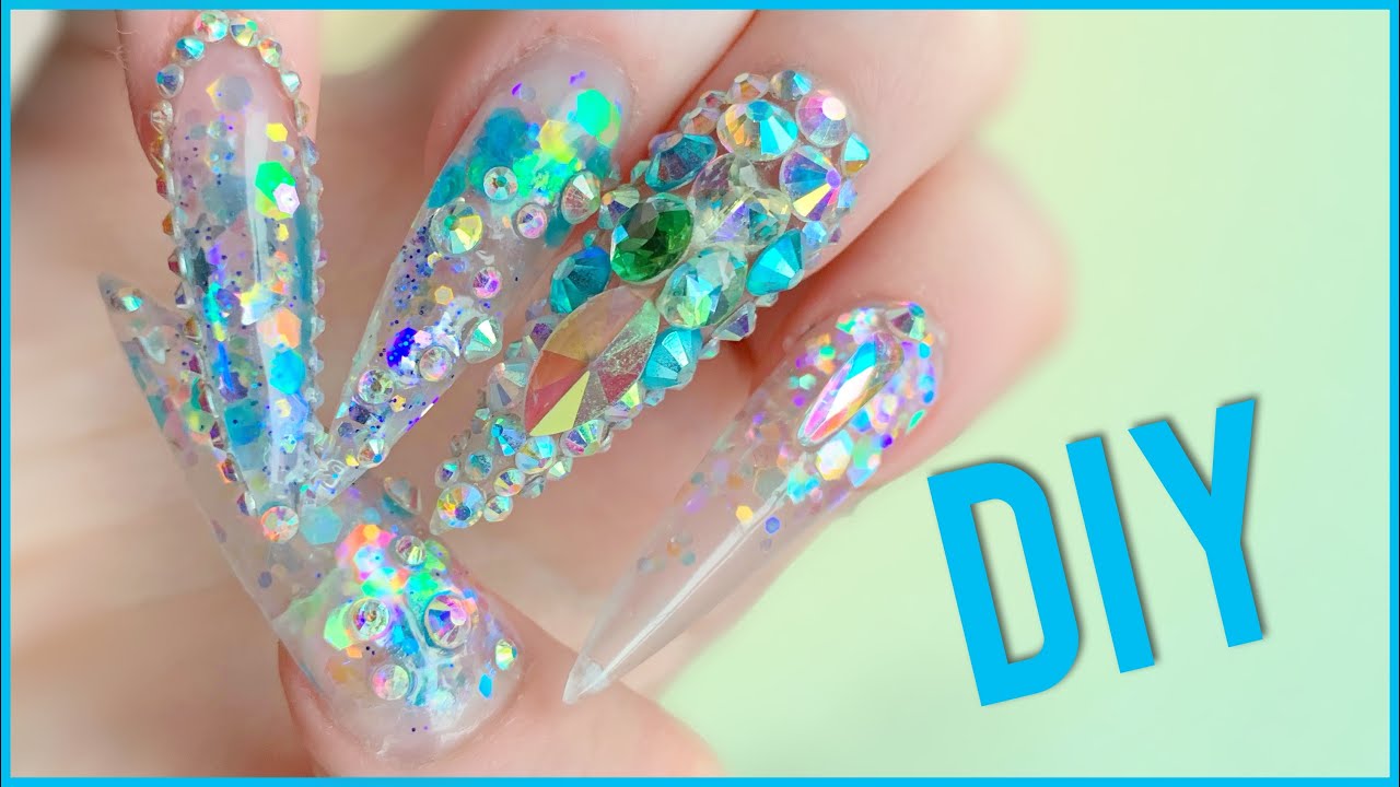 Step by Step Extra AF Long Nails at Home - YouTube