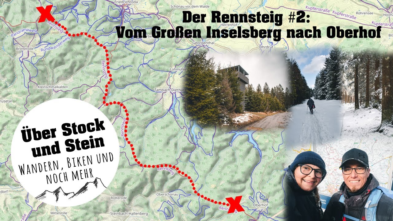 Der Rennsteig #2: Vom Großen Inselsberg nach Oberhof - YouTube