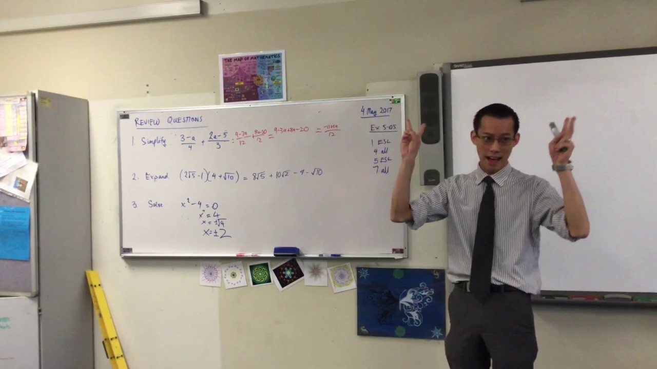 Y10 Review Questions (Expressions & Equations) - YouTube