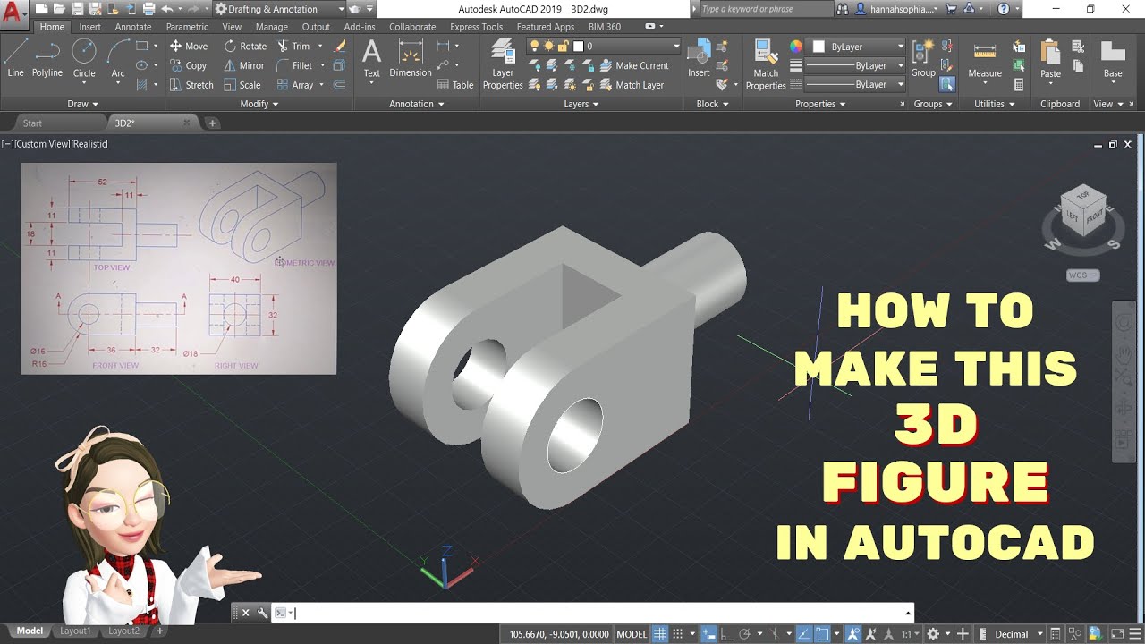 VI. AUTOCAD 3D Figure 2 - YouTube