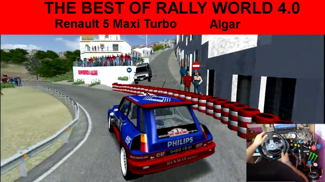 rFactor The BEST of RALLY WORLD 4.0 #Bienvenidos a Algar #2 Renault 5 ...