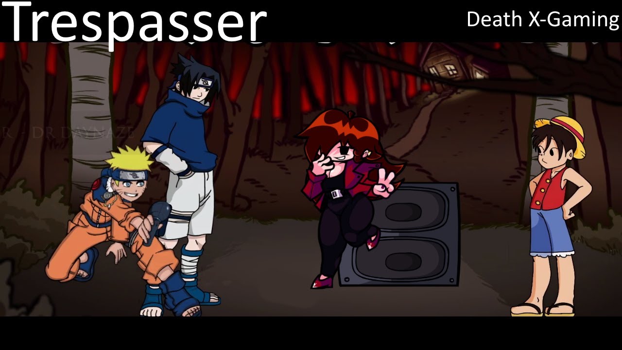 Friday Night Funkin' - Trespasser But It's Naruto & Sasuke Vs Luffy (My ...