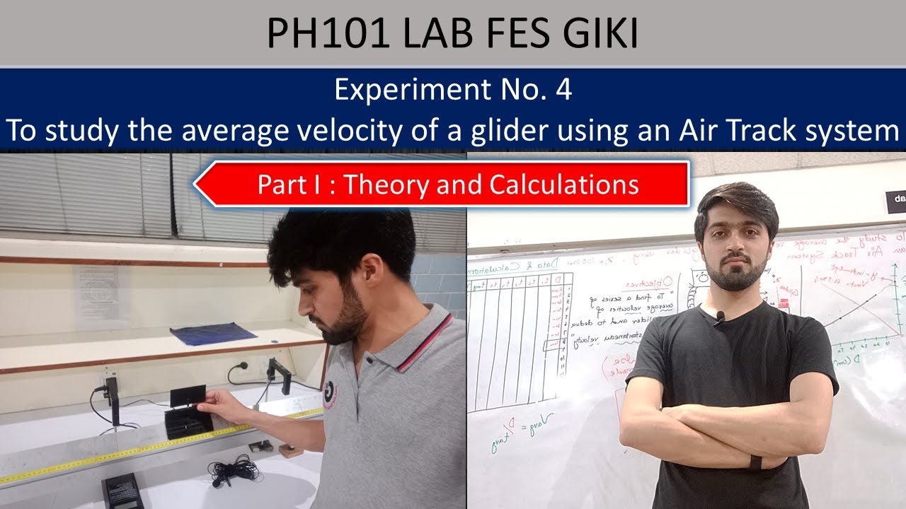 Exp:4 | Study of the average velocity of a glider using an Air Track ...