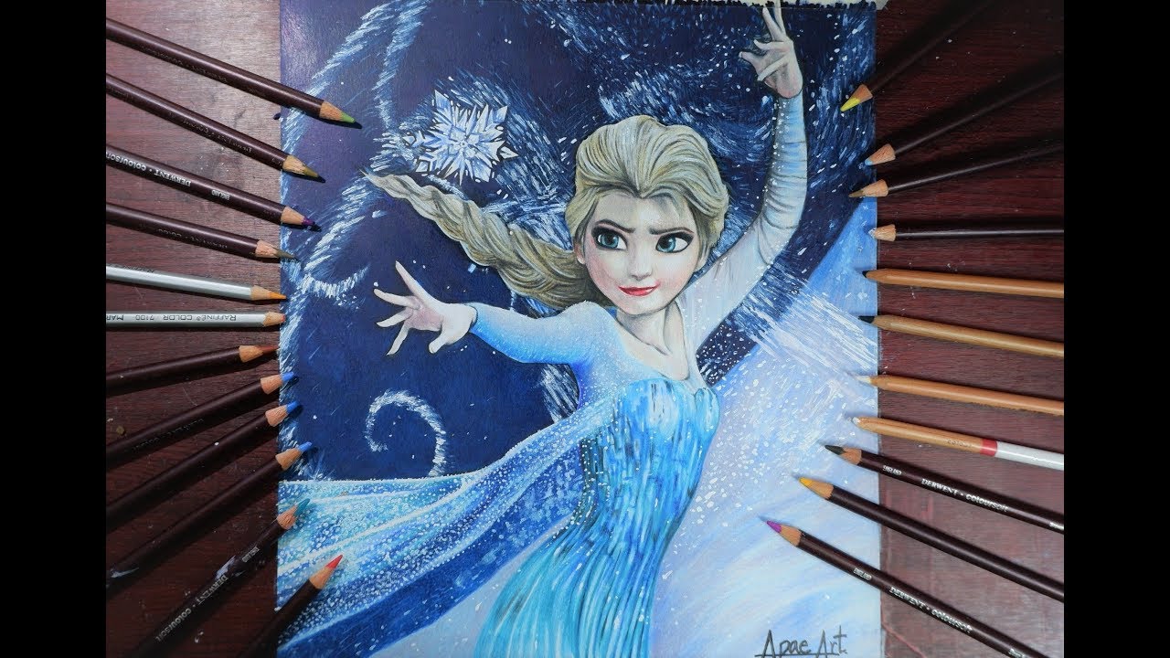 Drawing Elza (Frozen 2) - YouTube