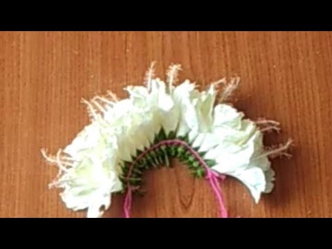 #49, Hibiscus garland | mandaara poola mala - YouTube