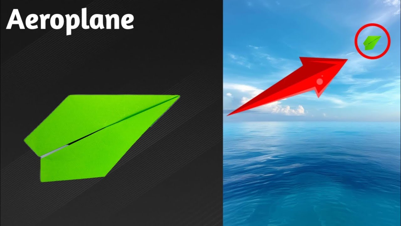 Paper plane - A home work of folding paper into a paper airplane - YouTube