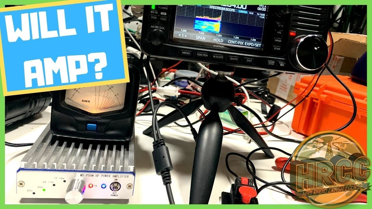 How to Hook Up an ICOM IC-705 to an Amplifier and Demonstration ...