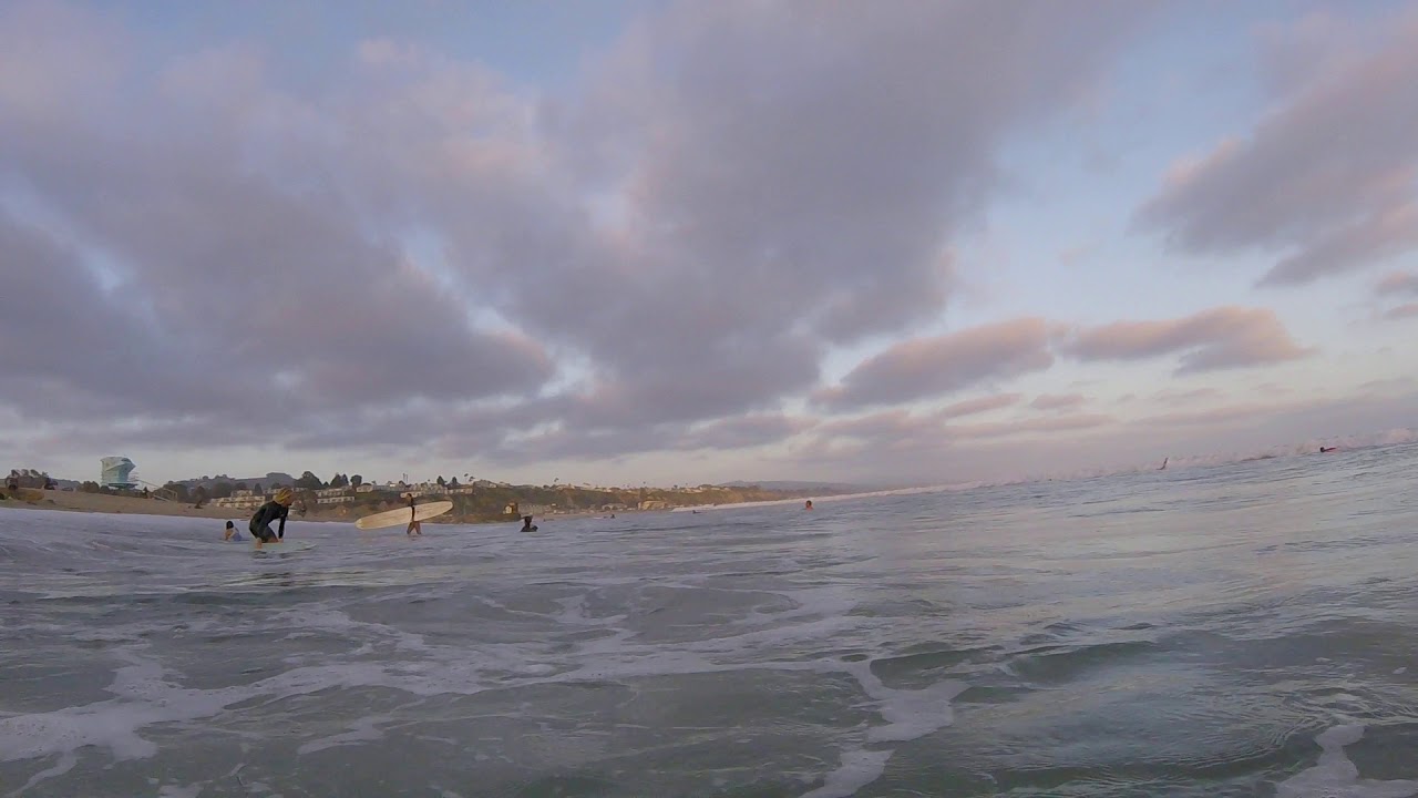 Surfing at Doheny State Beach - YouTube