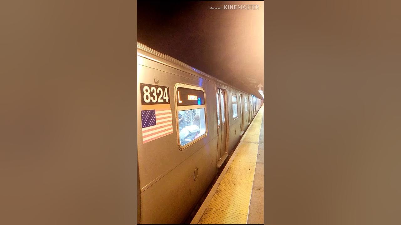 BMT Canarsie Line Manhattan Brooklyn Bound R143 R160A L trains NIS R143 action at New Lots ...