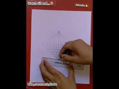 How To Draw Geometric Square | 3d Drawing Art | Very Easy Drawing ...