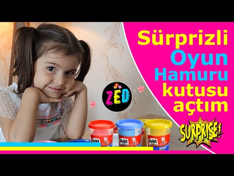 OYUN HAMURLARININ İÇİNDEN NELER ÇIKTI NELER ♥ #kids #oyun #zeynepela #oyunhamuru #sürpriz #3yaş