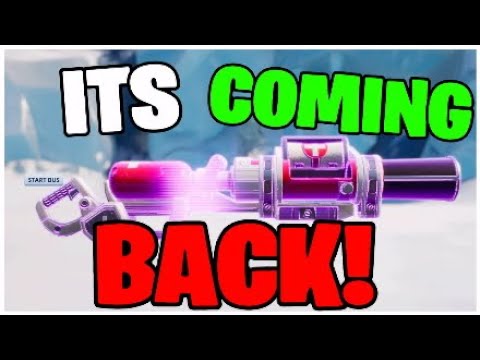 The Bandage Bazooka Is Coming Back! Fortnite Chapter 2 - YouTube