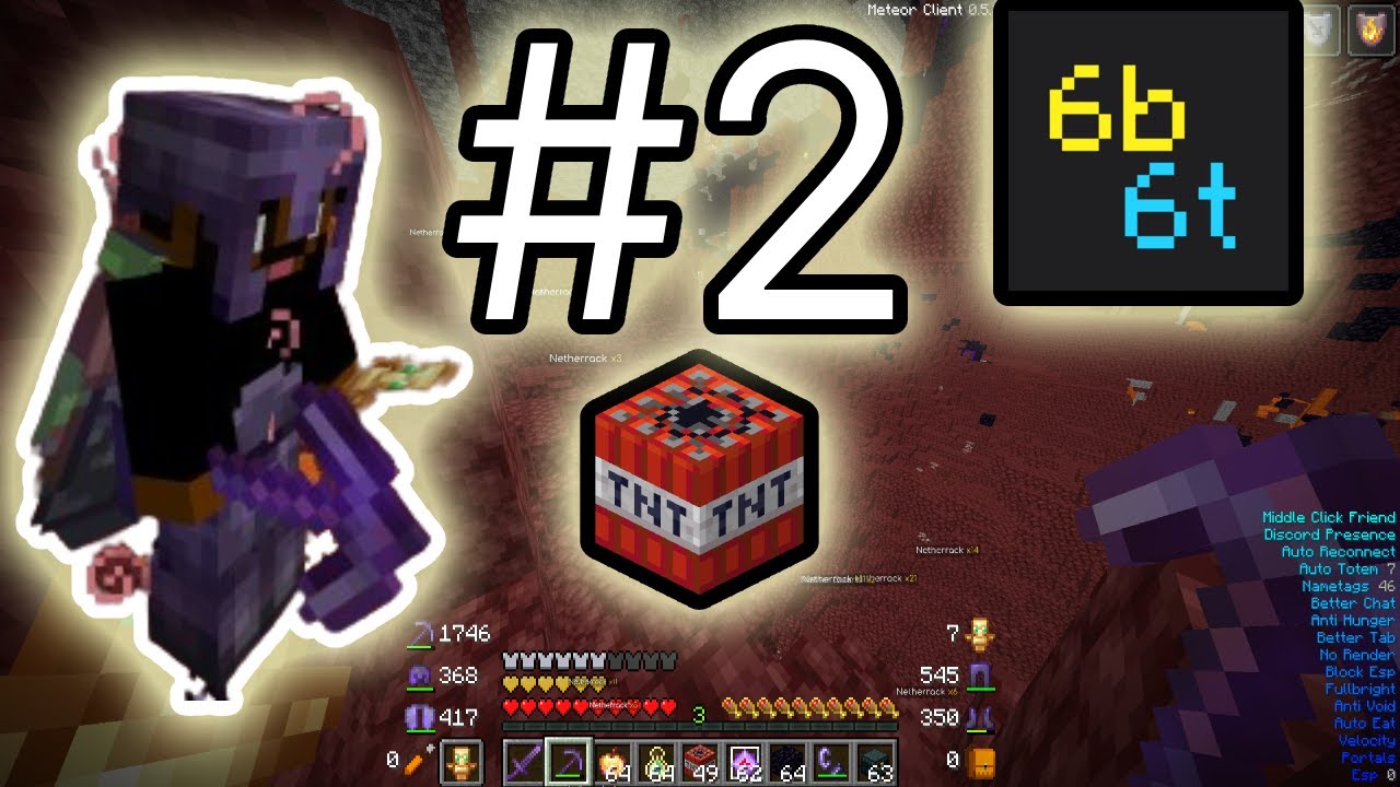 6b6t Netherrack Digging Part #2 - YouTube