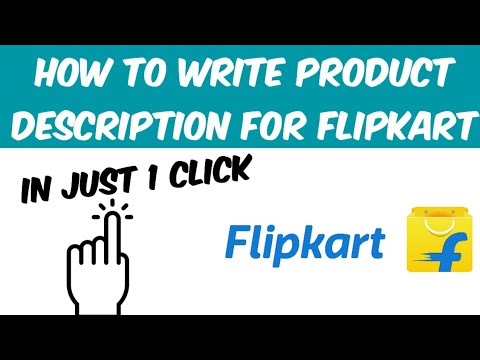 How To Write Description For Flipkart Product Listing - YouTube