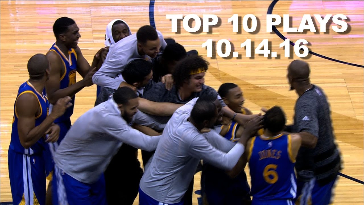 Top 10 NBA Plays: October 14th - YouTube