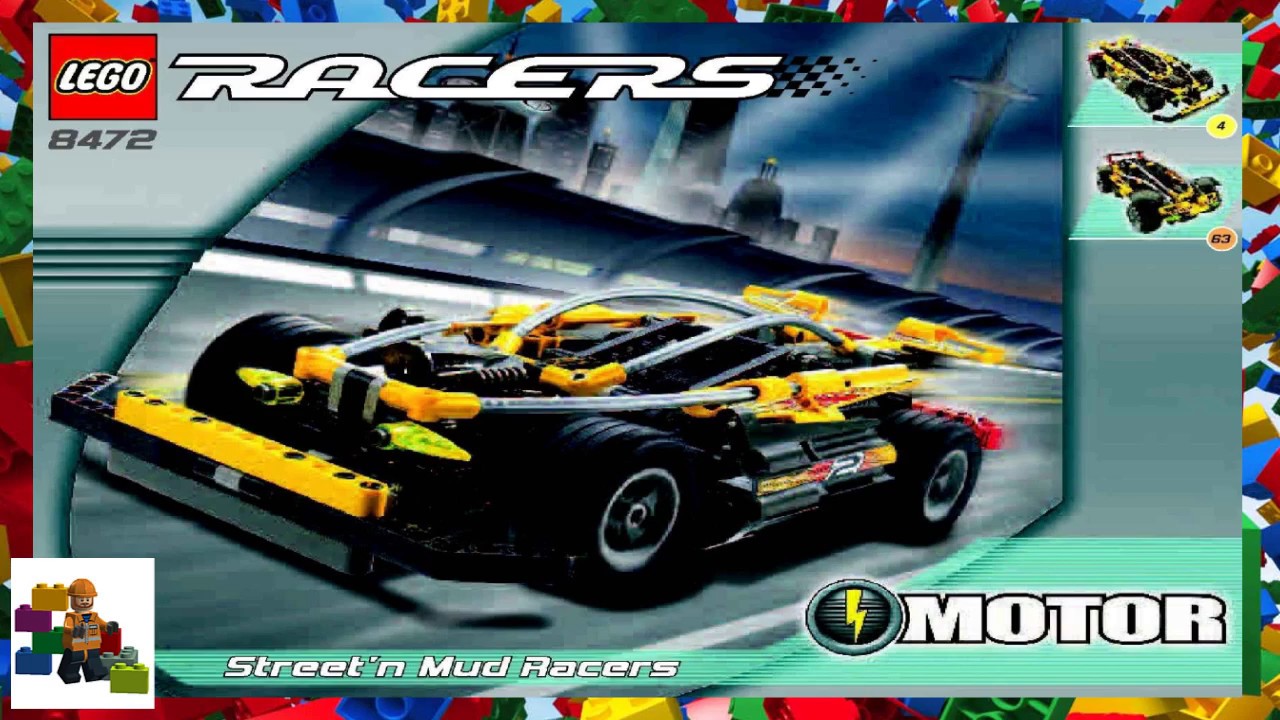 LEGO instructions - Racers - Drome Racers - 8472 - Mud & Street Racer ...