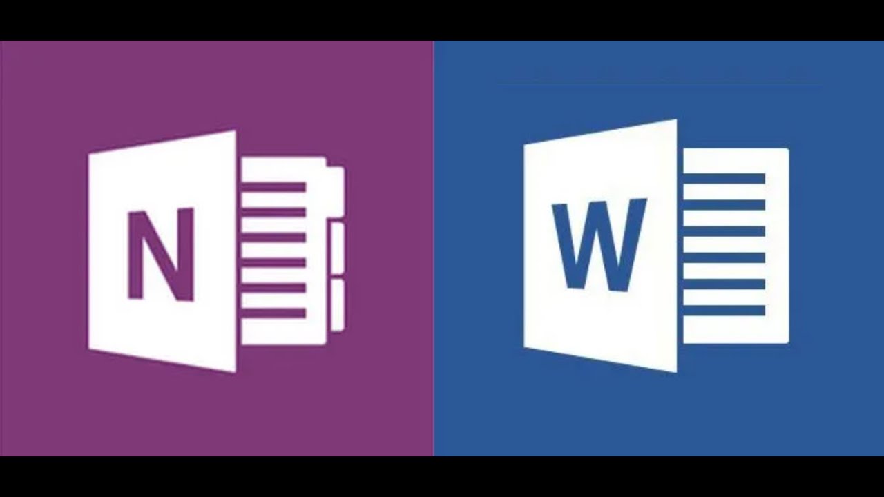 Microsoft OneNote and Word - YouTube