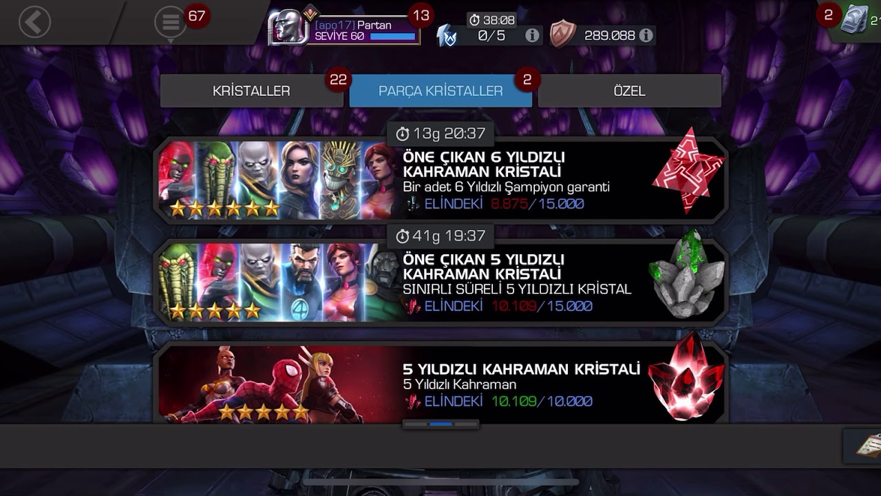 5 Star Crystal Opening - MCOC Marvel Contest of Champions - YouTube