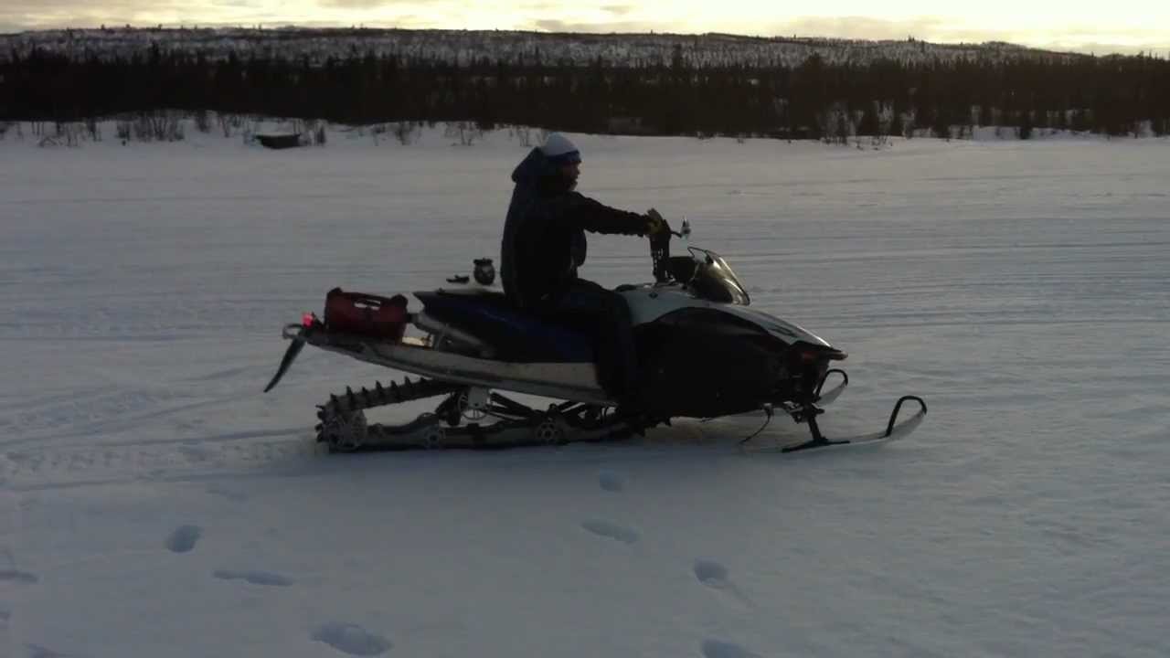 Turbo sled in action at paukilake in north of sweden..Apex MTX 330 hp ...