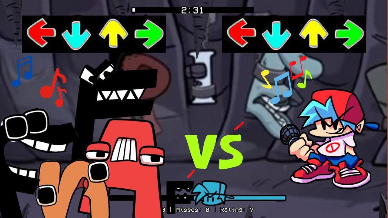 FRIDAY NIGHT FUNKIN vs ALPHABET LORE (MOD) #fnf #alphabet - YouTube