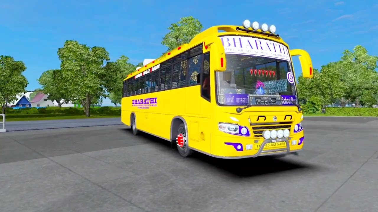 School Bus Driving in ET2 PC Game Play TMT Empire is Live - YouTube