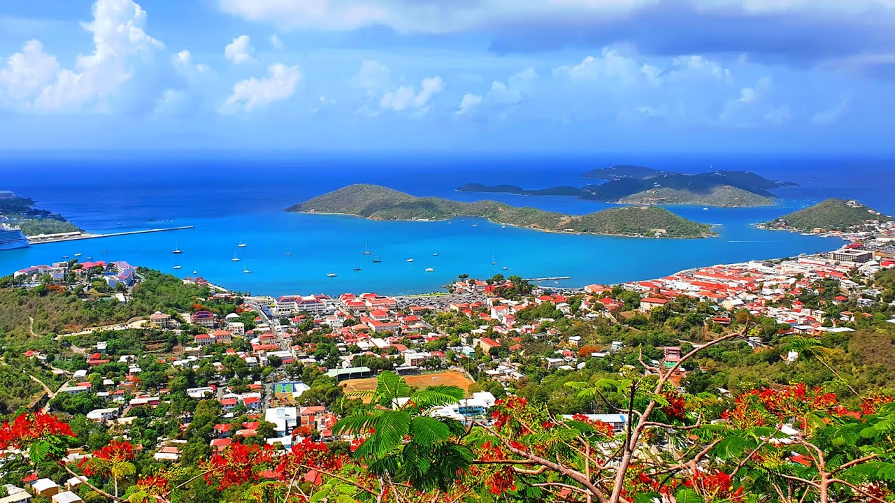USVI - Saint Thomas by BUS (with Norwegian Breakaway) - YouTube