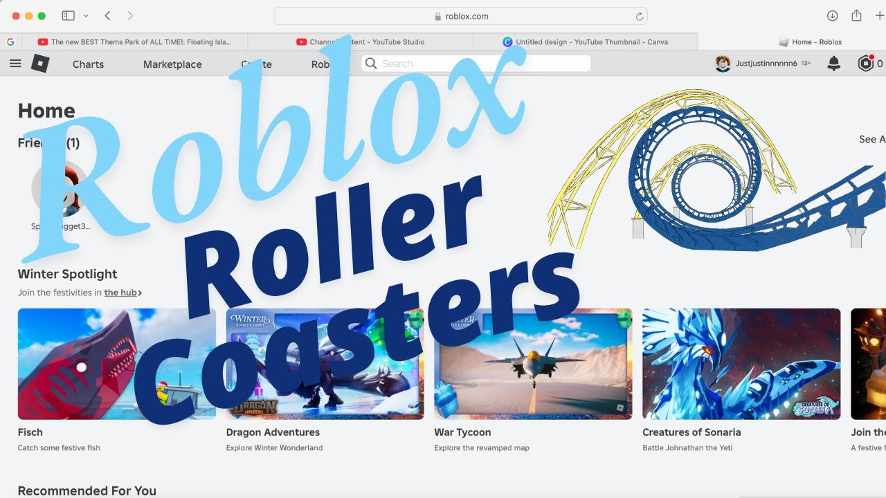 Roblox Roller Coasters - YouTube