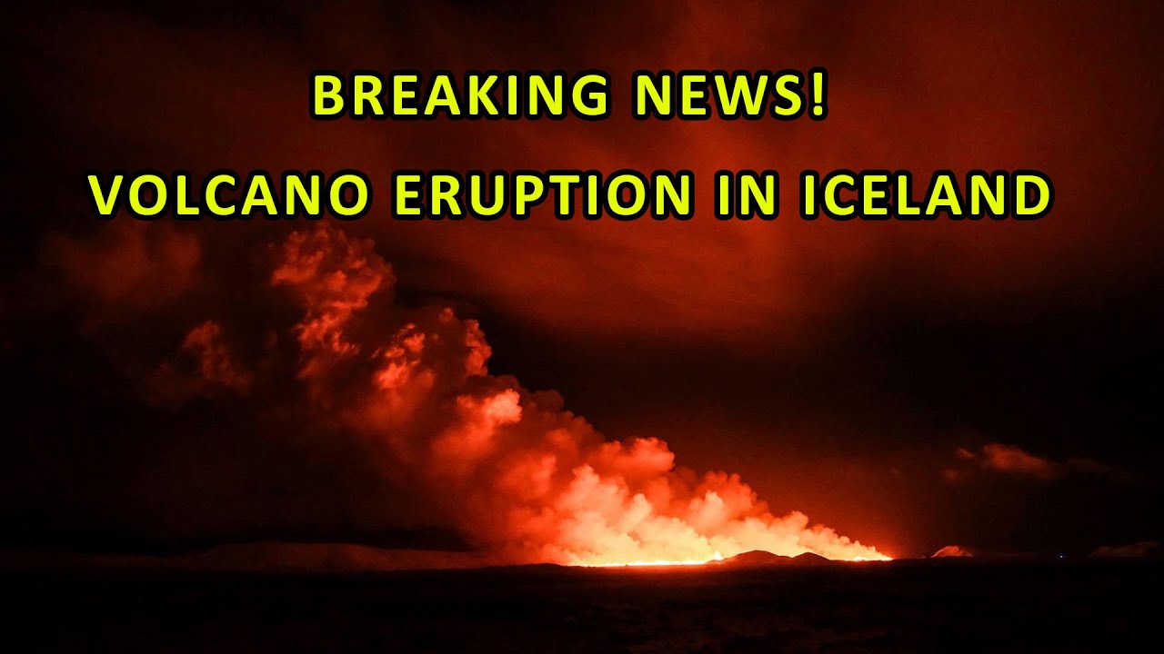 BREAKING NEWS! LARGE VOLCANO ERUPTION STARTED NEAR THE BLUE LAGOON IN ...