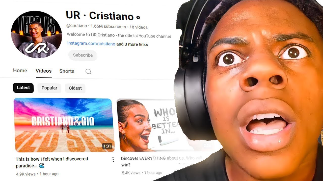 UR Cristiano Ronaldo YT Channel Makes World Record I Siuuubscribe - YouTube