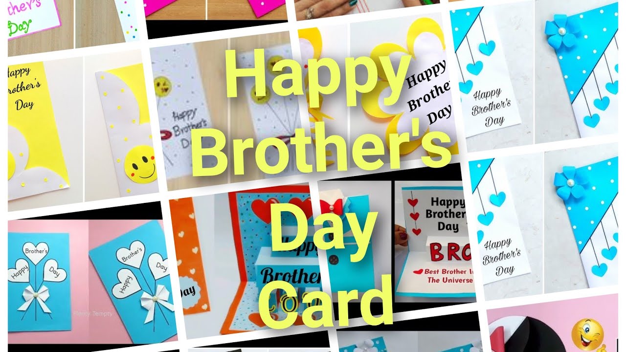 23 Top 😎 Brothers Day Card Easy | DIY Brother's Day Gift Ideas 2025 ...