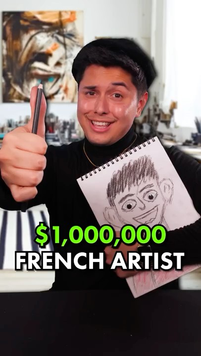 Can a $1,000,000 Artist Draw With Crayons? 🎨 | #ASMR - YouTube