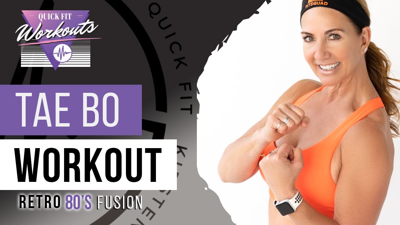 80s Inspired TAE BO Workout #80sworkout #taebo #kickboxingfitness - YouTube