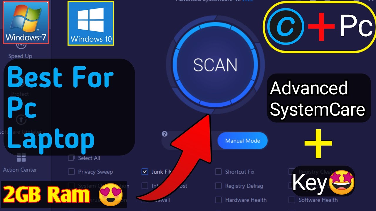 Advance System Care For Pc Laptop | Boost Your Pc | Best For Low End Pc ...