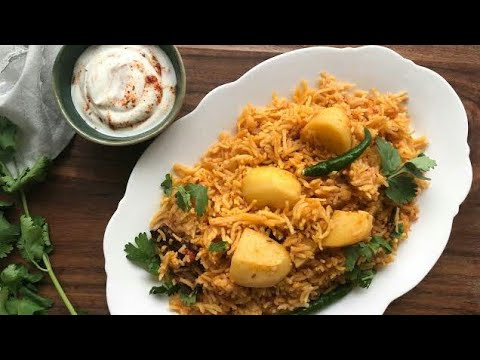 mazedar taheri/masala taheri/Fried potato with yellow rice - YouTube