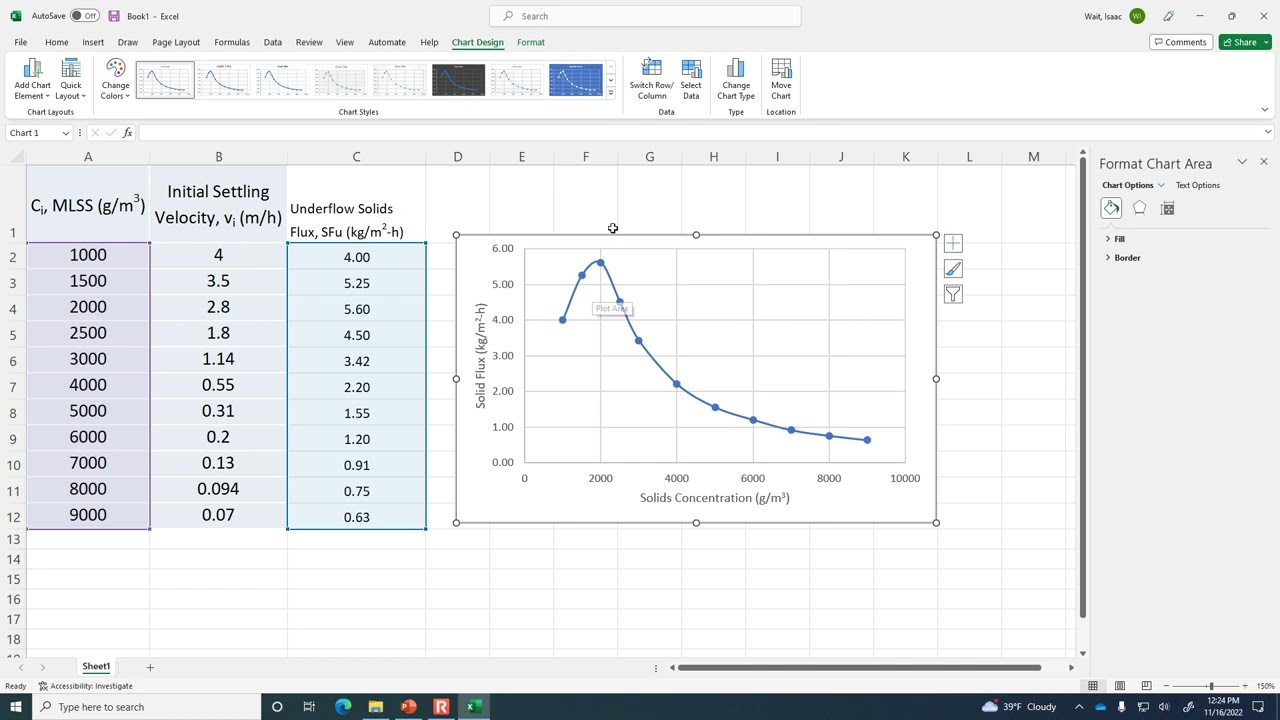 Secondary Wastewater Settling and Solids Flux - CE 434, Class 36 (16 ...