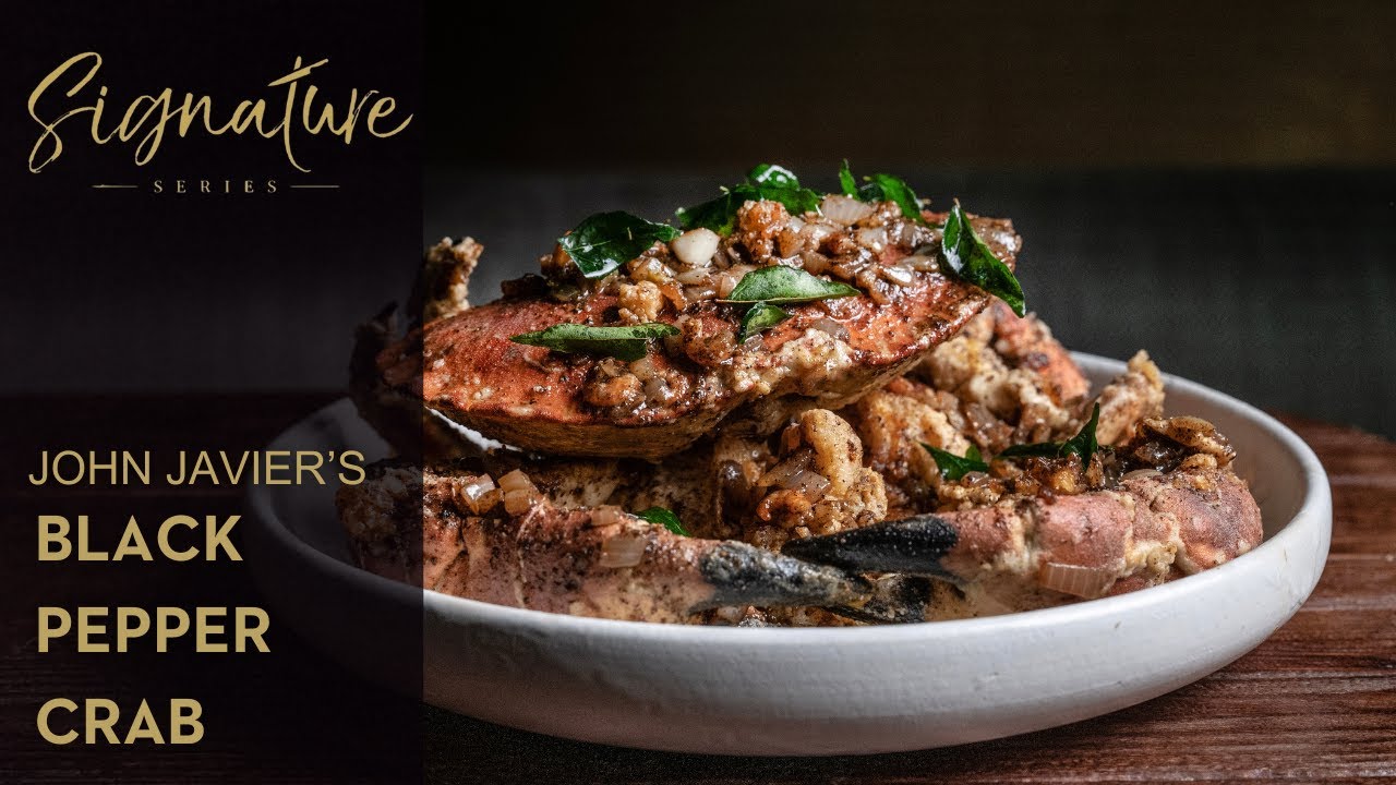 John Javier's Black pepper crab - YouTube