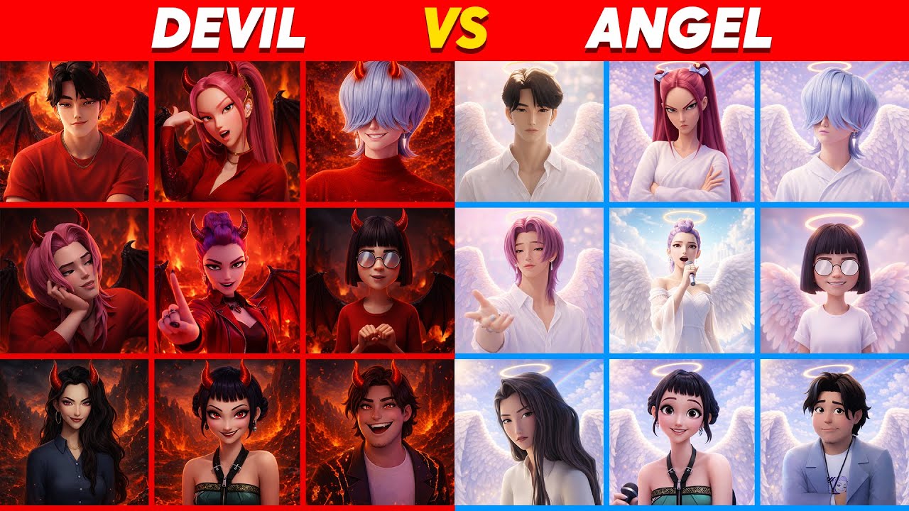 Would You Rather? 😈 Devil or 😇 Angel - 🔥KPop Demon Hunters Quiz - YouTube