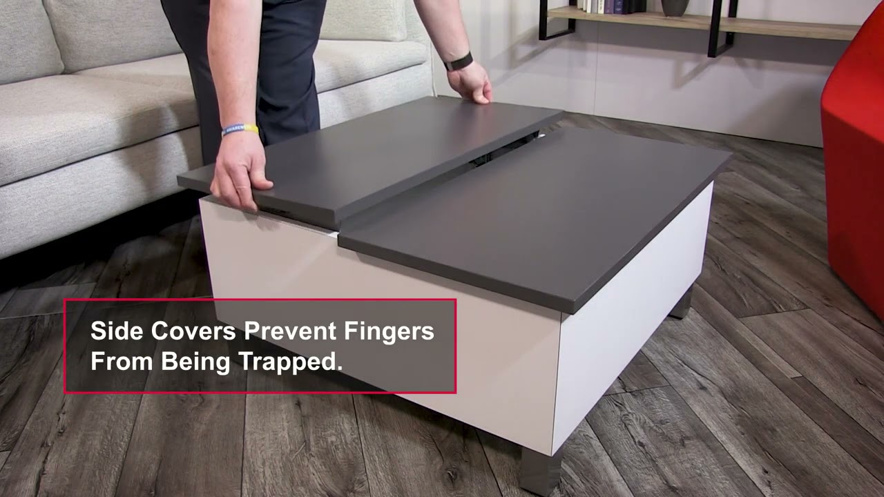 Hafele Tavoflex Lift-Up Table Top Fitting by KitchenSource.com - YouTube