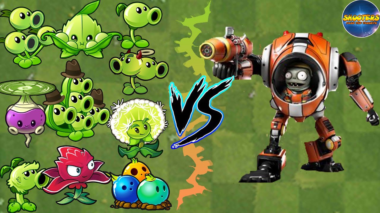 Plants Vs Zombies 2 | One Hit Plant Team ( Level Max and Power up) Vs Z ...
